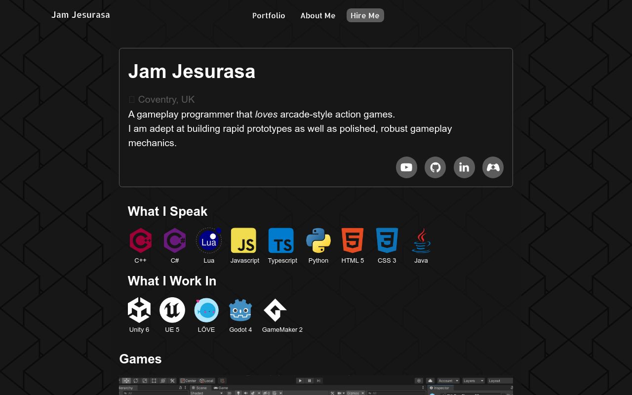 Jam's Gameplay Programmer Portfolio